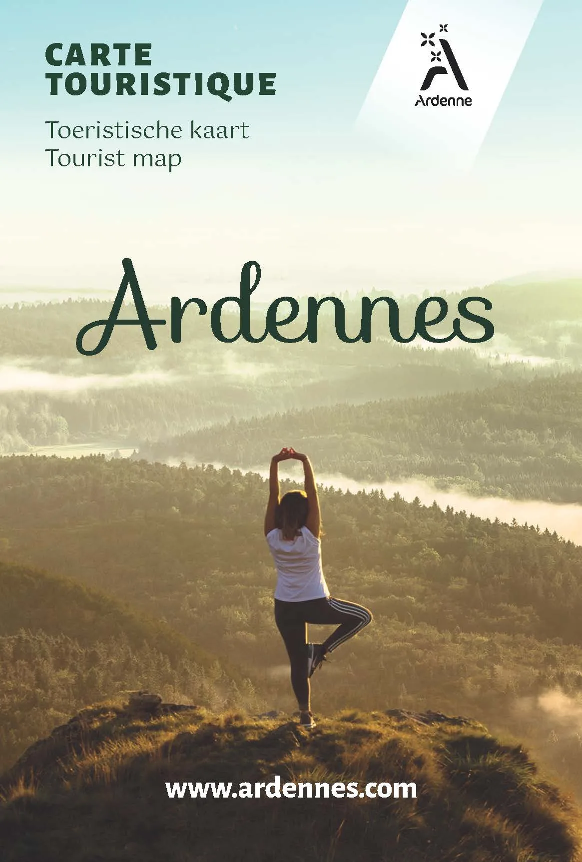 Touristenkarte der Ardennen - ADT der Ardennen