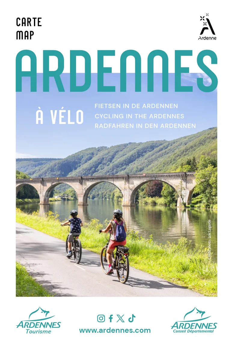 Cycling map of the Ardennes - Ardennes Tourism Development Agency