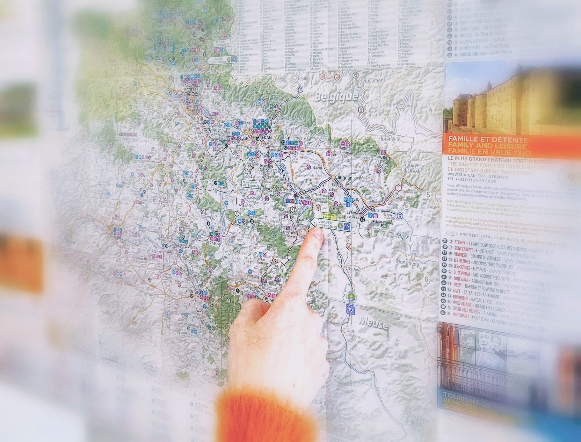 Interactive map - ADT of the Ardennes