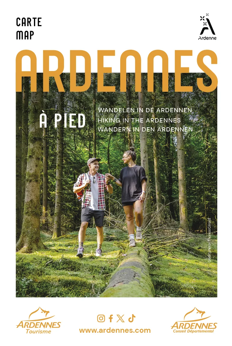 Hiking Map of the Ardennes - Ardennes Tourism Development Agency